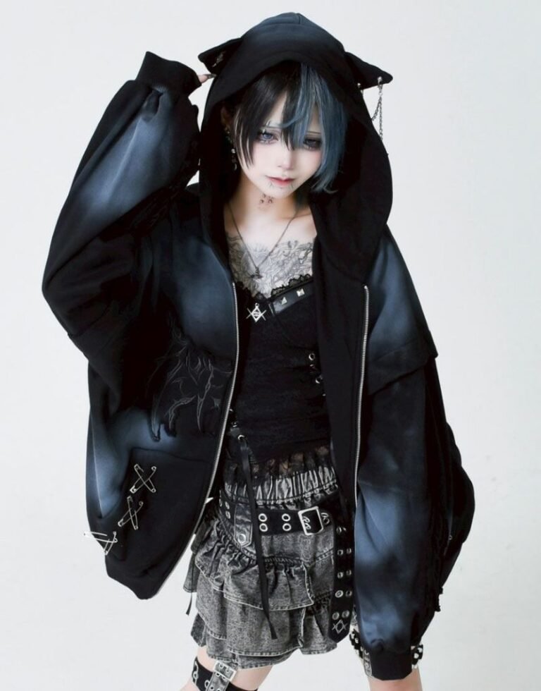 Cat Ear Zip-Up Hoodie - Reflem